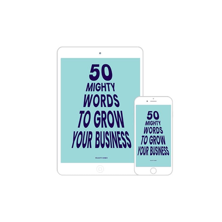 50 Mighty Words To Grow Your Business – Louise Maggs Design